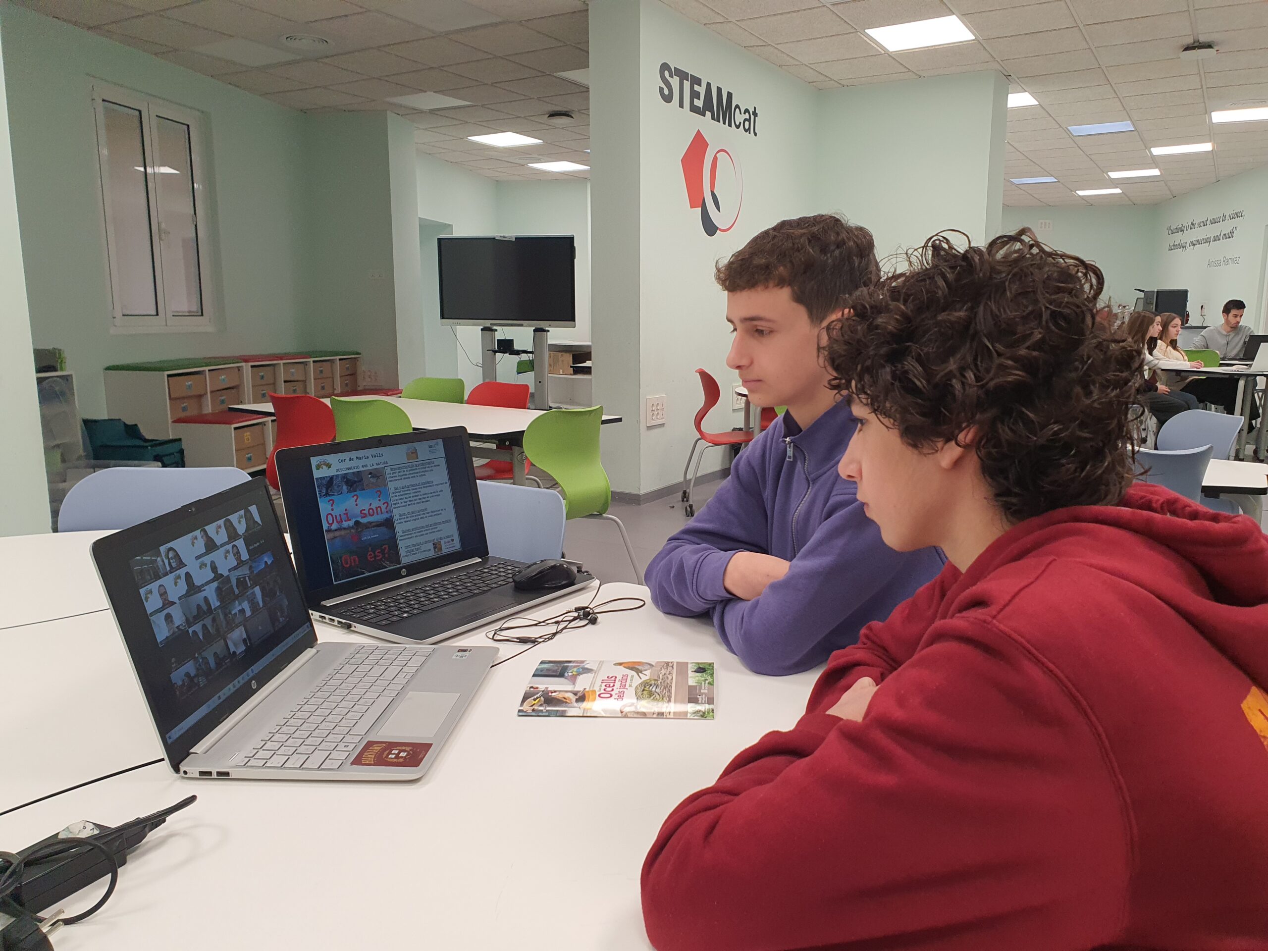 CONFINT. L’alumnat del Cor de Maria reflexiona sobre la connexió amb la ...